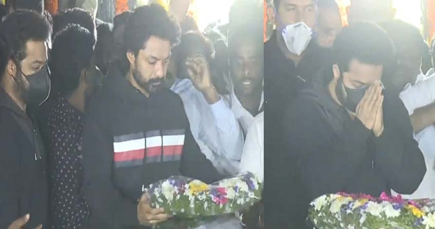 junior ntr paid tribute to nt rama rao on his 28th death anniversary ...
